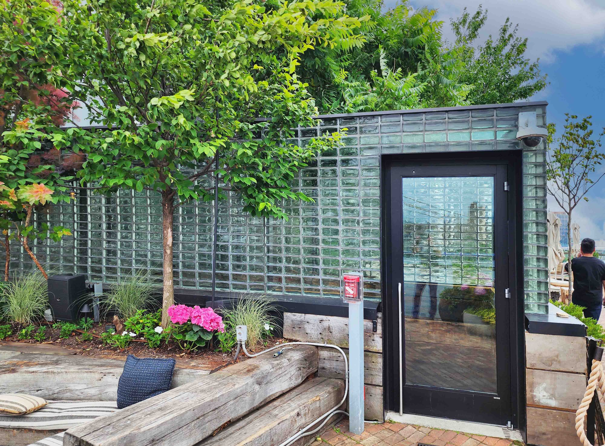 Glass Brick Architecture with Glass Brick Installations