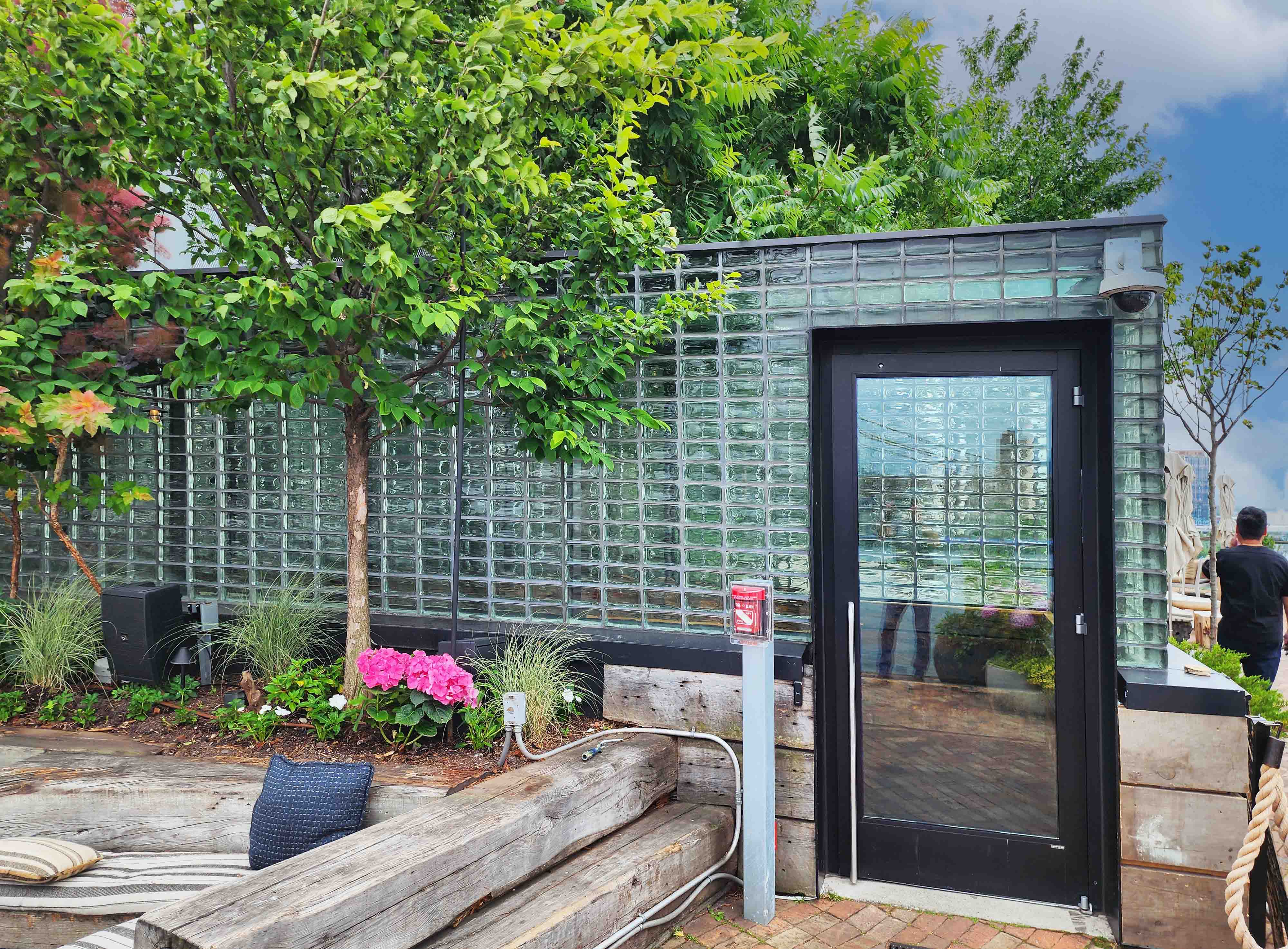 Glass Brick Architecture with Glass Brick Installations