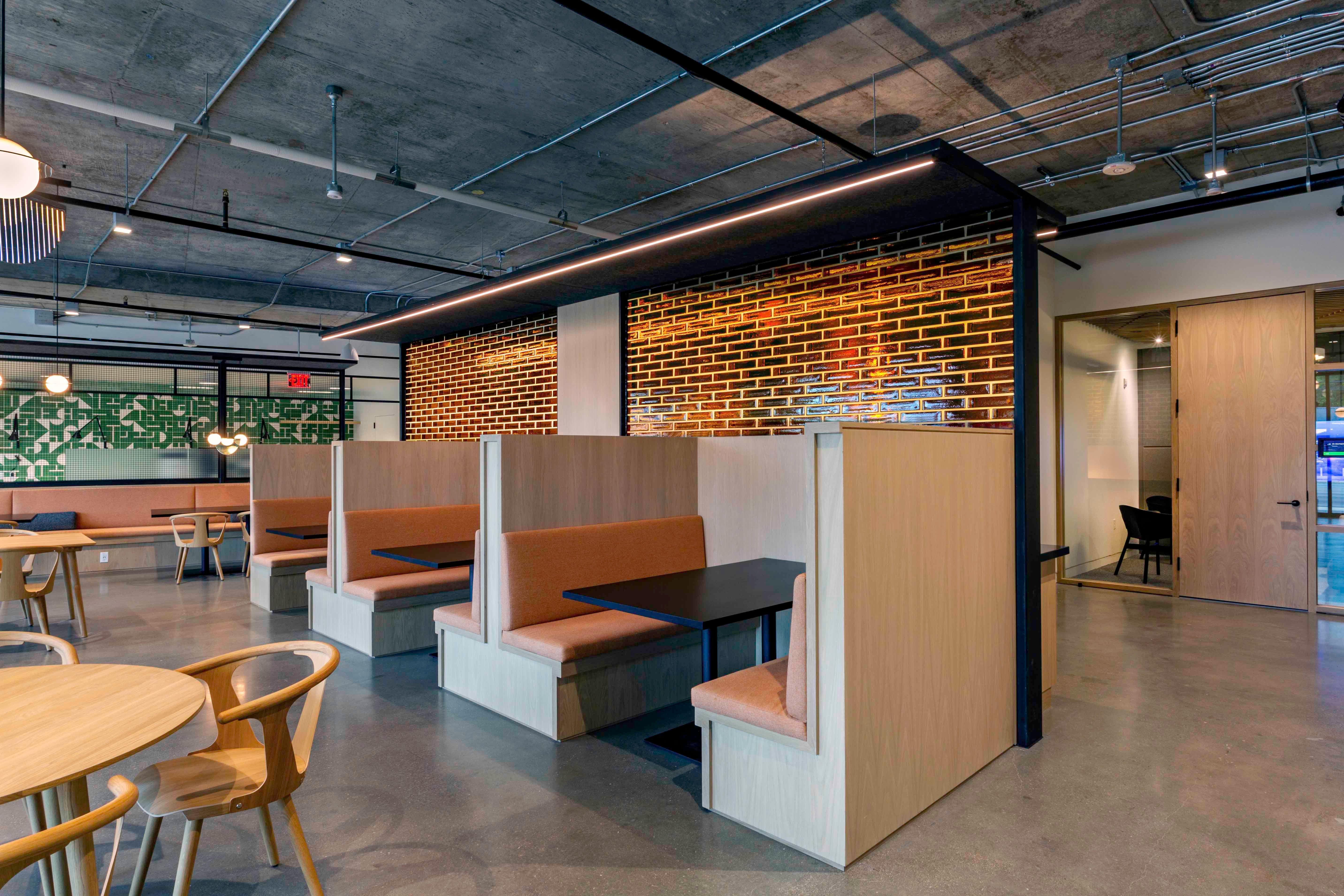 Glass Brick Architecture with Glass Brick Installations