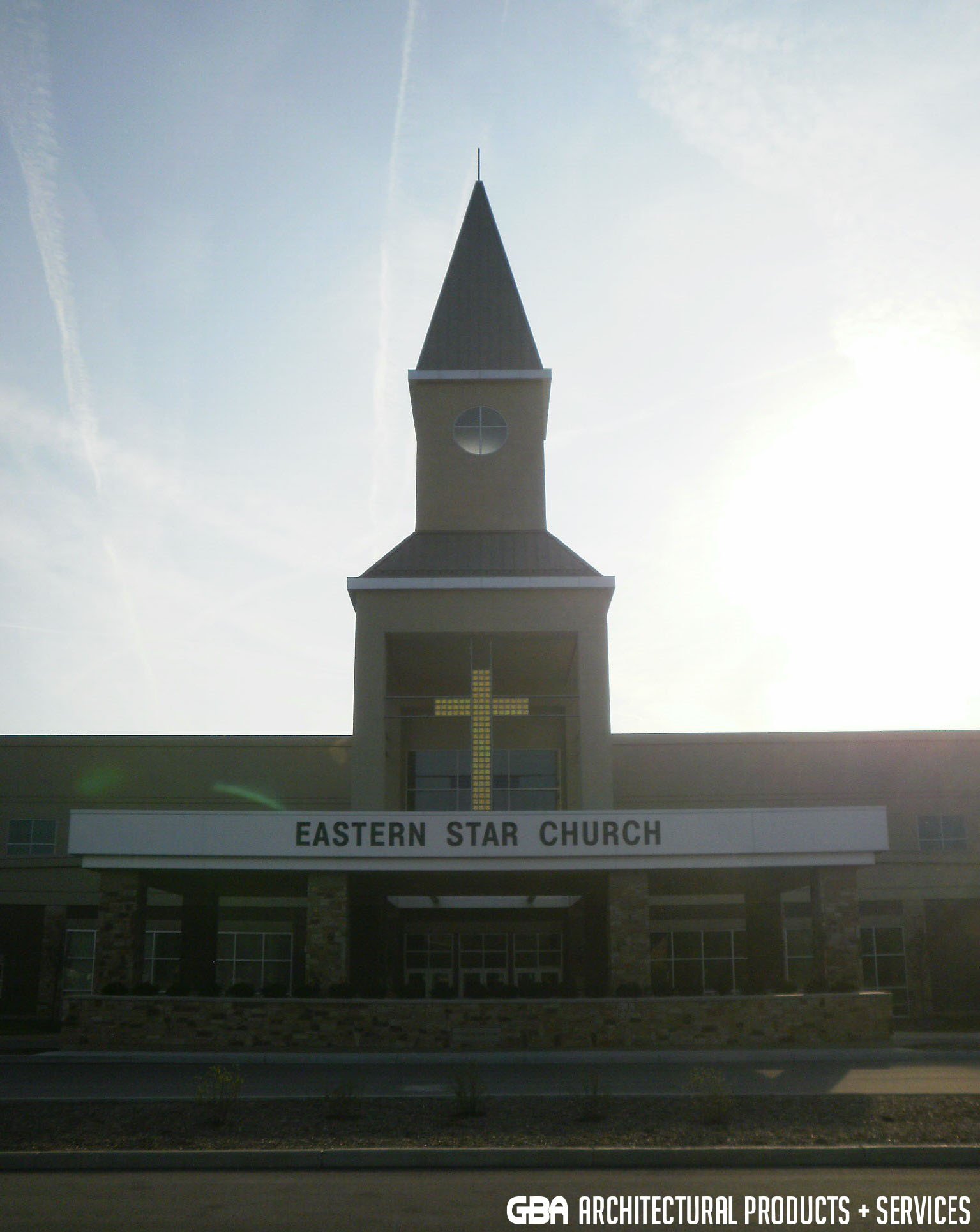 Glass Block Crosses at Eastern Star Church – Spiritual Design