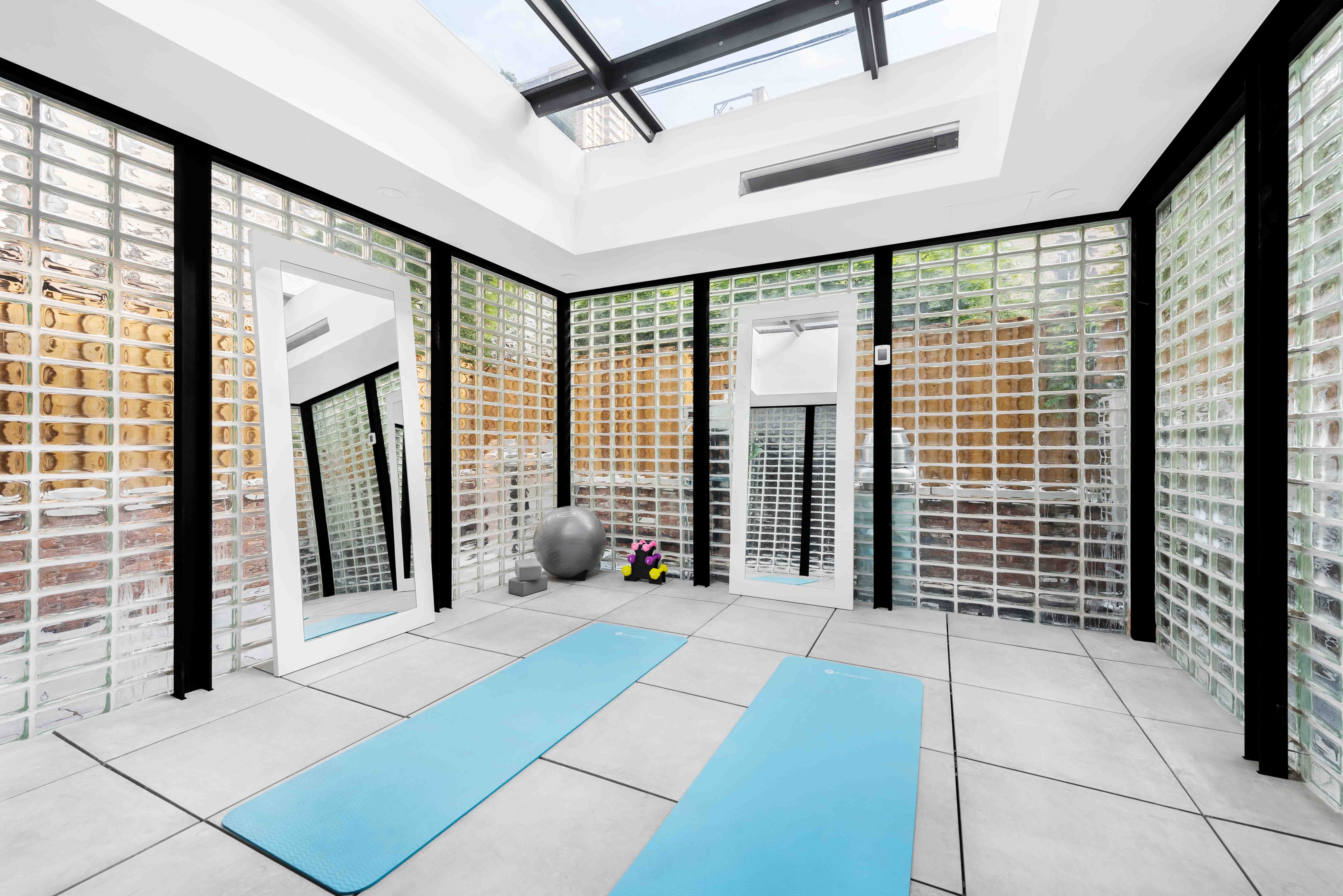 Glass Brick Architecture with Glass Brick Installations