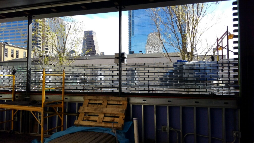 Glass Brick Architecture with Glass Brick Installations